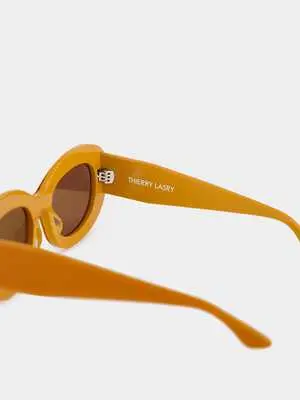 Thierry Lasry Envy Oversized Oval Acetate Sunglasses