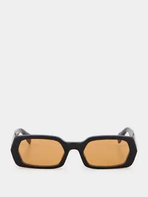 RETROSUPERFUTURE Retrosuperfuture Black L'Altro Sunglasses Orange