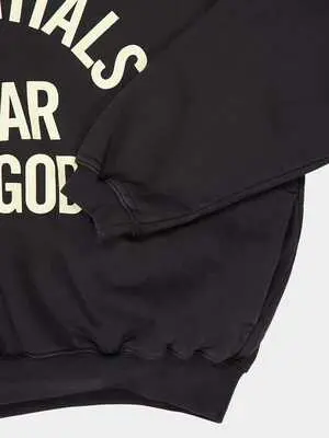 Fear Of God 90s Pigment Dye Hooded Sweatshirt - Black