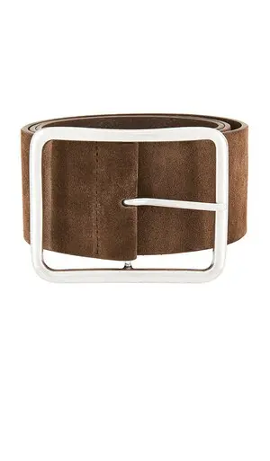 Free People Suede Hex Hip Belt - Coconut Shell