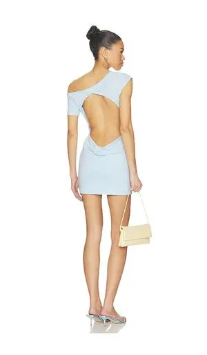 Frankies Bikinis X Jennie Jen Modal Mini Dress - Powder Blue