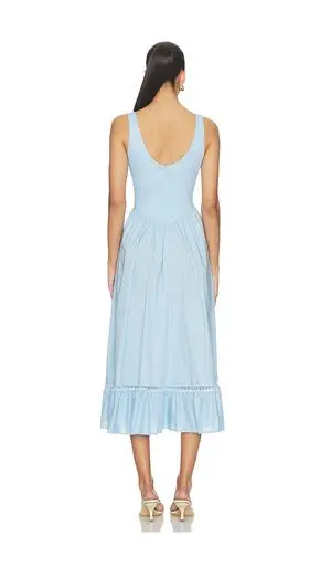 Peixoto Liam Midi Dress - Cloud Blue