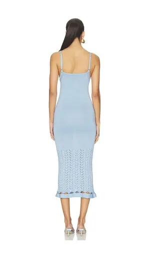 Peixoto Nora Knit Midi Dress - Cloud Blue Knit