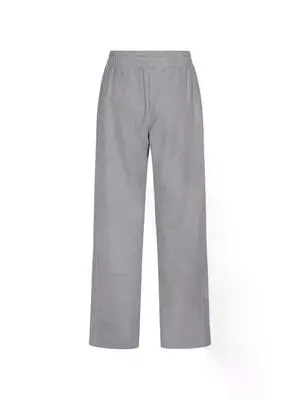 Casablanca Embroidered Logo Cotton Track Pants - Grey