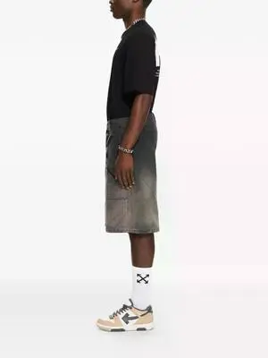 Off-White Logo Print Cargo Shorts