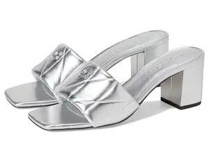 COACH Holly Quilted Block Heel Sandals