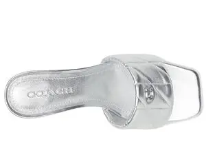 COACH Holly Quilted Block Heel Sandals
