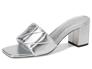 COACH Holly Quilted Block Heel Sandals