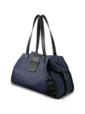 JIMMY CHOO Large Bar Holdall Tote Bag