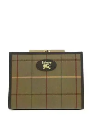 Burberry 1990-2000s Check Wallet - Neutrals