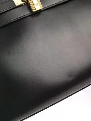 Hermès 1998 32 Kelly Sellier Tote Bag - Black