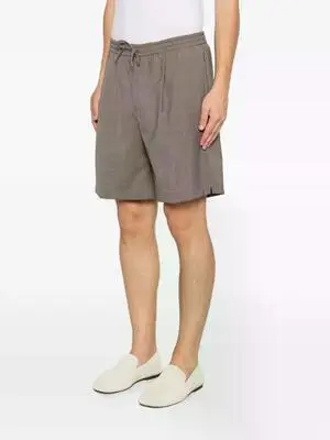 BRIGLIA 1949 Pleated Drawstring Shorts