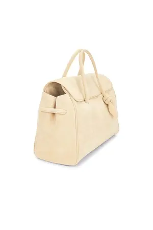 Jacquemus Le Cabas Turismo Suede Bag - Beige