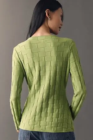 ALIGNE Olsen Woven Knit Top