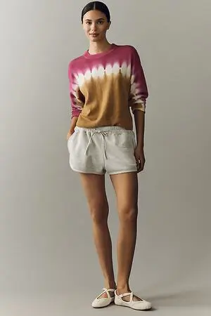Electric & Rose Wool Pullover With Tie-dye Detail