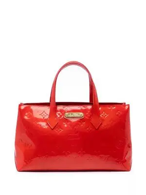 LOUIS VUITTON Monogram Vernis Wilshire Pm Handbag