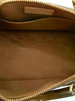 LOUIS VUITTON Monogram Vernis Alma Bb Satchel