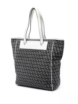 Fendi Zucchino Canvas Tote Bag
