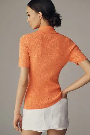 Essentiel Antwerp Jabric Collared Henley Sweater
