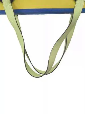 Hermès Toile And Clemence Tote Bag