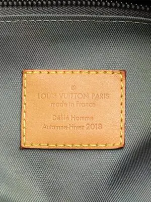 LOUIS VUITTON Monogram Titanium Keepall Bandouliere 50 Travel Bag