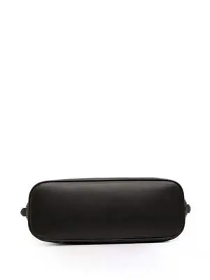 Miu Miu Softly Calfskin Embossed Logo Shoulder Bag - Black