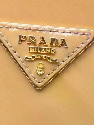 Prada Saffiano Vernice Promenade Satchel