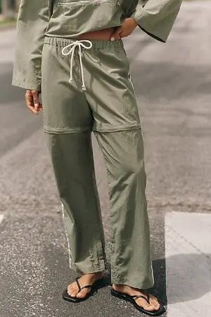 Donni. Nylon Zip Pants