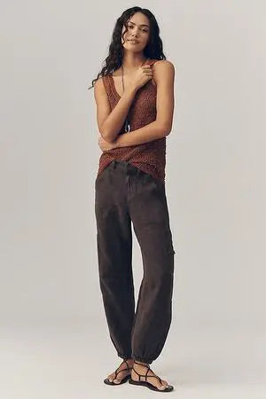 Citizens Of Humanity Ciela Linen Balloon Pants - Charcoal