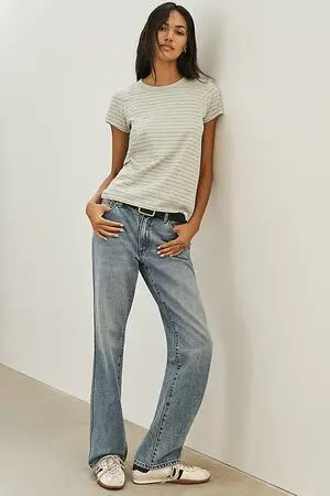 Rolla's Meg Mid-rise Straight Jeans
