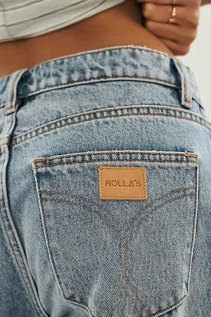 Rolla's Meg Mid-rise Straight Jeans
