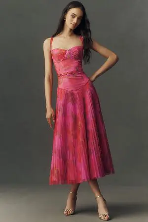 Hutch Halter Pleated Maxi Dress - Assorted | Editorialist