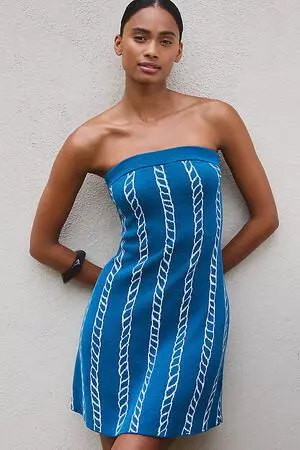 CELANDINE Strapless Knit Mini Dress