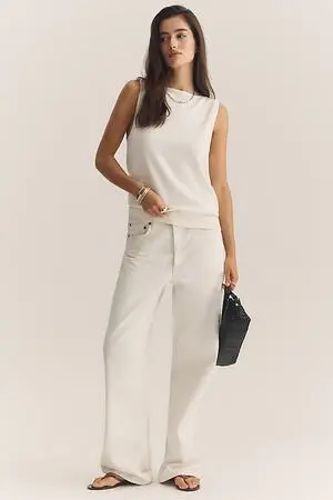 Maeve Cowl Back Knit Tank Top