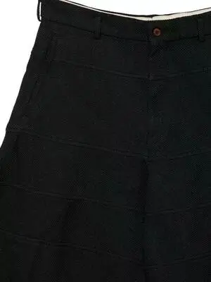 Comme Des Garçons Paneled Belt-loop Shorts