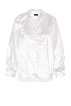 Comme Des Garçons Satin Button Down Shirt