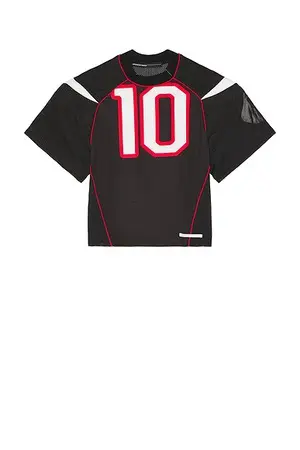 SPENCER BADU Mesh Jersey With Graphic Detail