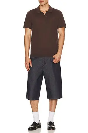 AGOLDE Fusion Skater Short In Undone