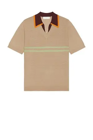 Dries Van Noten Molar Polo - Camel