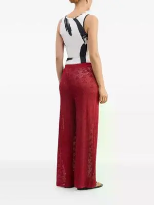 Loulou De Saison Knitted Wide-leg Beach Trousers