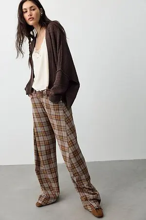 Free People We The Free Mad About You Linen Cardigan - Brown