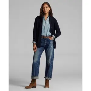 Ralph Lauren Cashmere Shawl-collar Cardigan - Navy