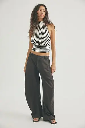 Free People Beatrice Halter Top - Black