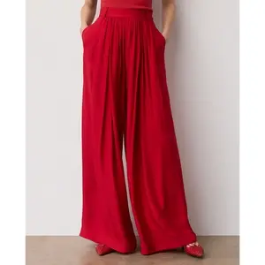 Ralph Lauren Vanessa Satin Wide-leg Palazzo Pants
