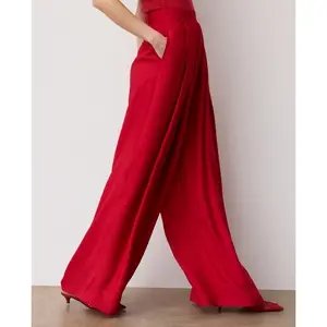 Ralph Lauren Vanessa Satin Wide-leg Palazzo Pants