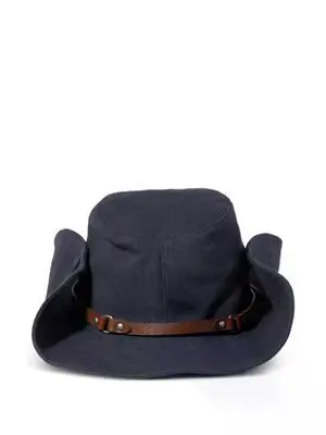 Miu Miu Drill Cowboy Hat - Grey