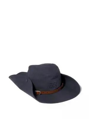 Miu Miu Drill Cowboy Hat - Grey