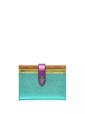 Kurt Geiger Multi-card Metallic-leather Holder - Multicolour