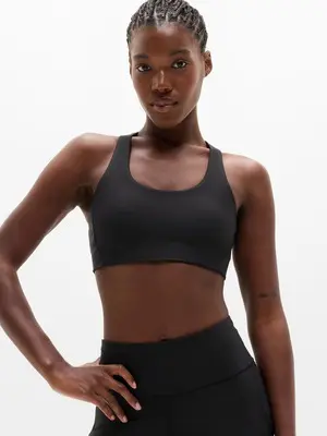 Athleta Circuit Train Sports Bra D-dd - Black