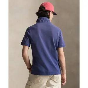 Ralph Lauren Classic Fit Horse-appliquéd Polo Shirt - Light Navy